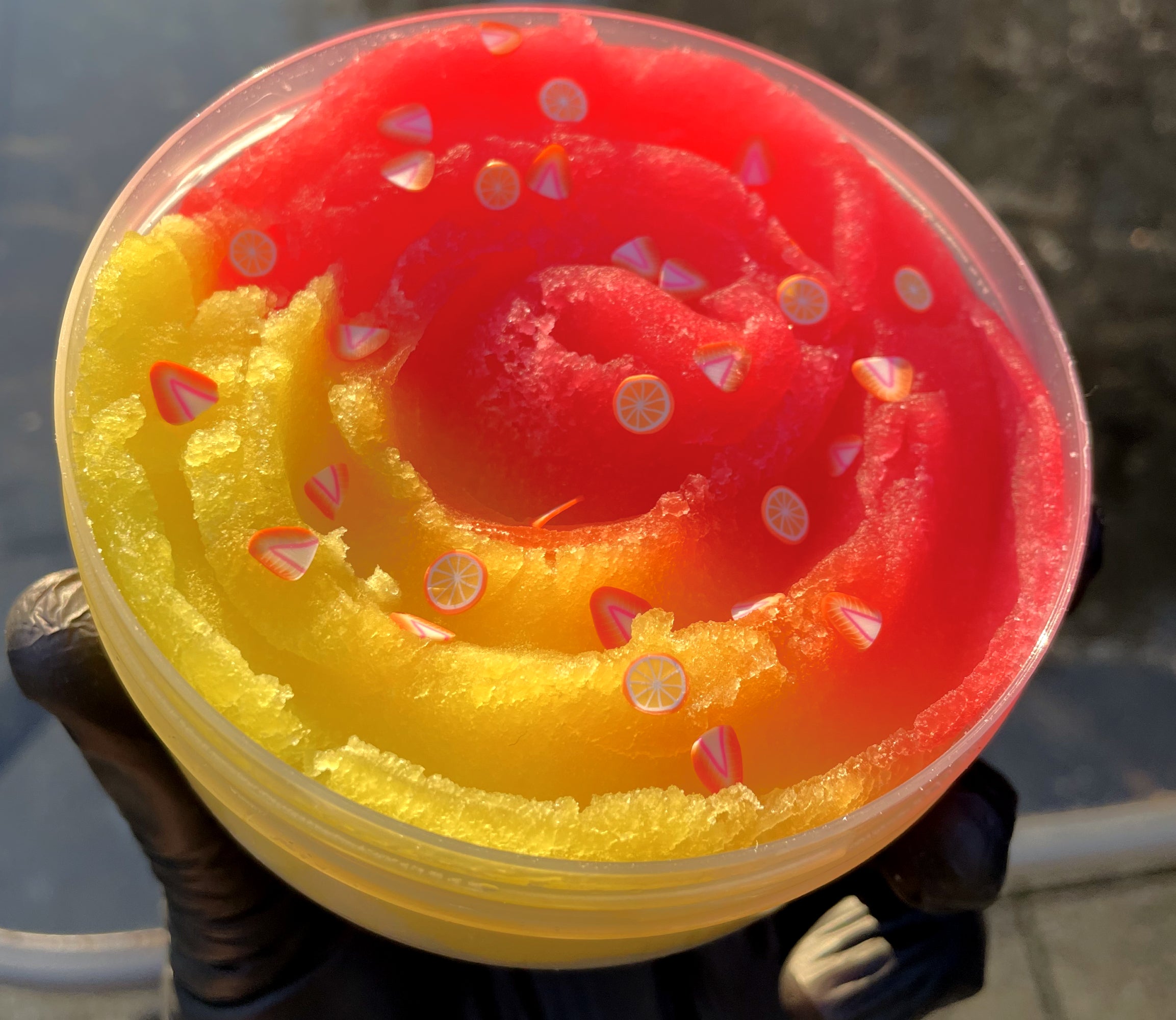 Pink Lemon Swirl - Icee Slime - Asmrzing Slime Shop